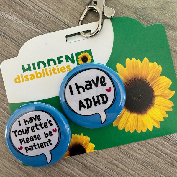 Autism Pin Button Badge Pinback for Kids,4 Badges, 32mm or 44mm,i Have ...