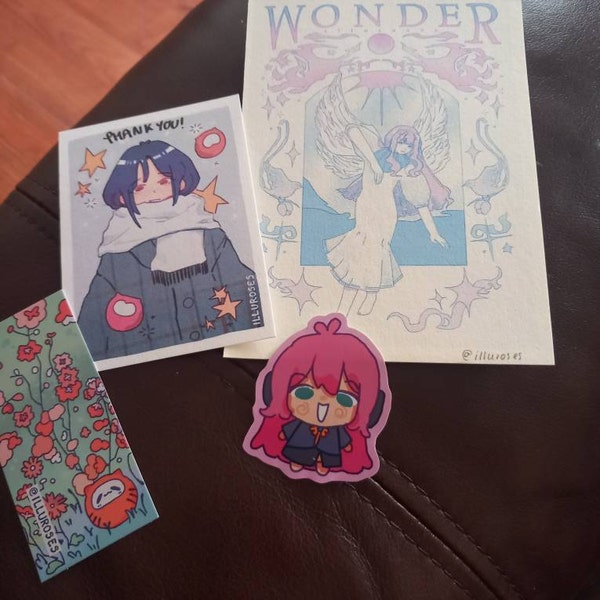 OMORI Silly Character Sticker Skrunkly OMORI, Aubrey, Kel, Hero, Mari ...