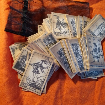 Mystic Mermaid Fortune Teller Cards Party Favor Beach - Etsy