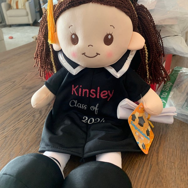2025 Personalized 18” Graduation Doll Babydoll Kindergarten Preschool ...