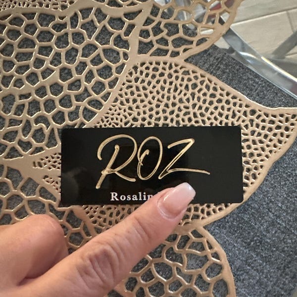 Custom Acrylic Name Badge Magnetic Name Badge Acrylic Name Plate ...