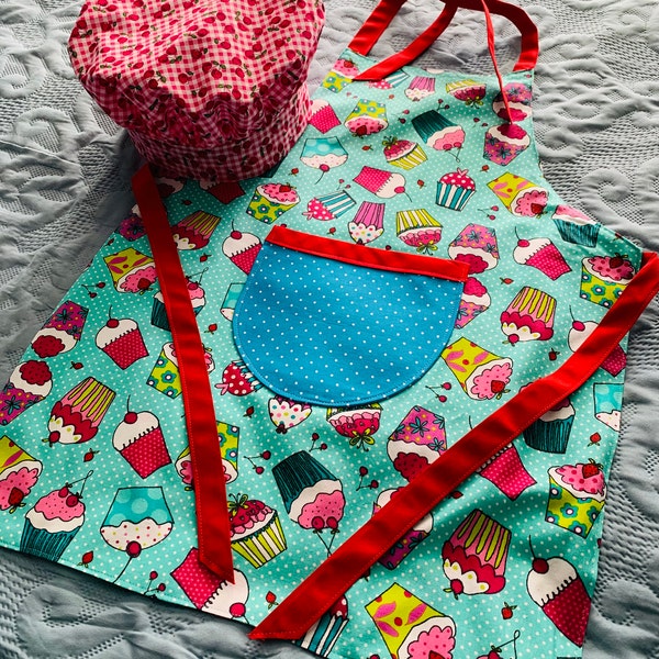 Kids Apron & Chef Hat Sewing Pattern, Easy Level, PDF Sewing Guide ...