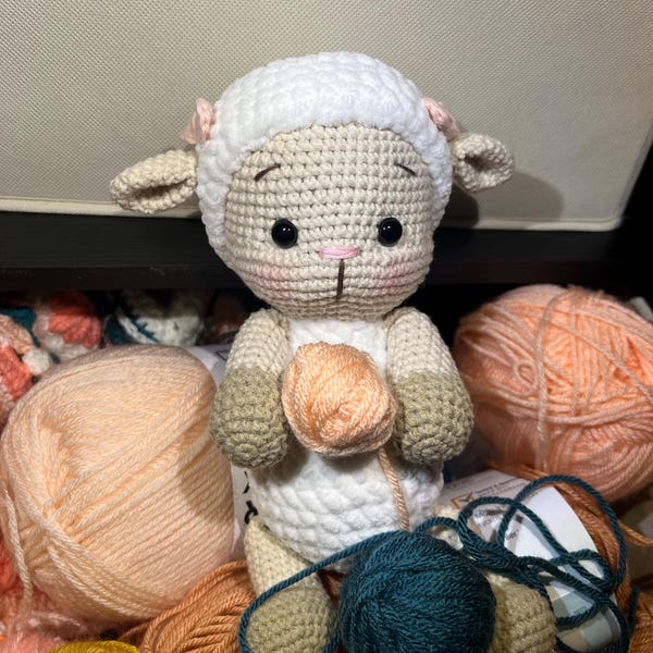 DIY Crochet Sheep PATTERN PDF - Easy Amigurumi Lamb Pattern - Meemi the ...