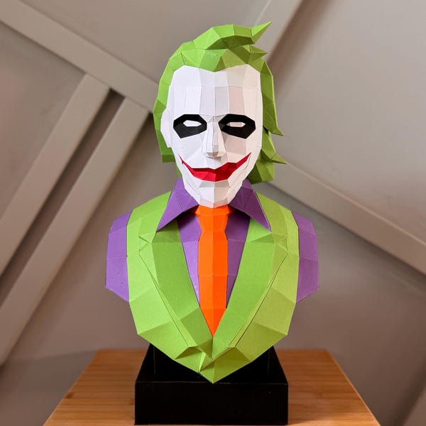 Zeus Papercraft Sculpture,3d Paper Model, Modern Art Statue Decor ...