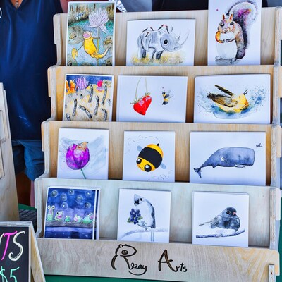 Craft Show Display Stand, Table Top Shelf, Farmers Market Display ...