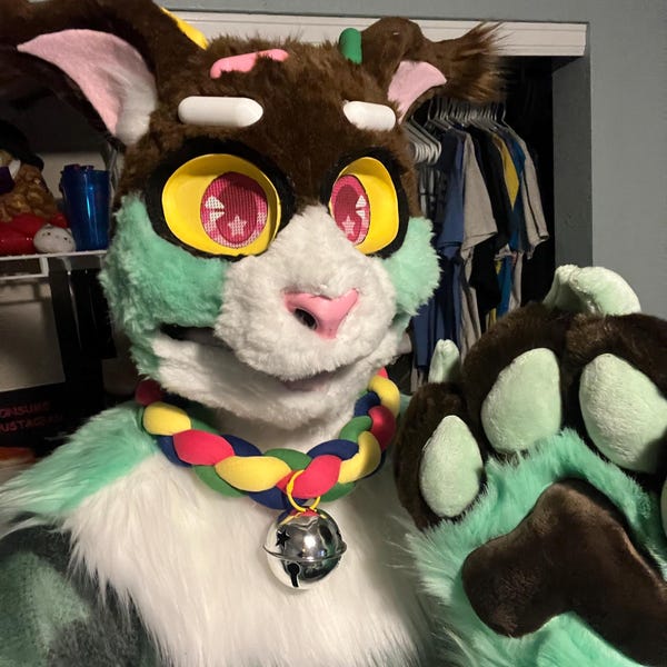 Vitality Wolf-premade Kig Head Fursuit Mask Kigrumi Head, Kig Head Mask ...