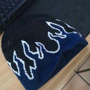 Spider Web Jacquard Beanie, Baby Blue - Etsy