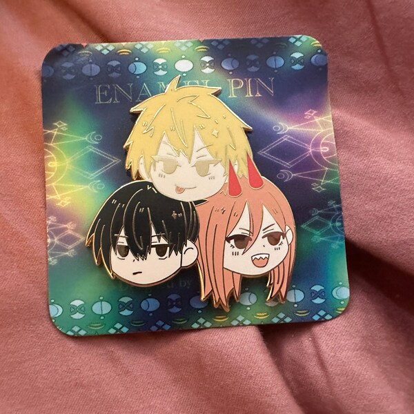 Anime Trio Pins - Etsy