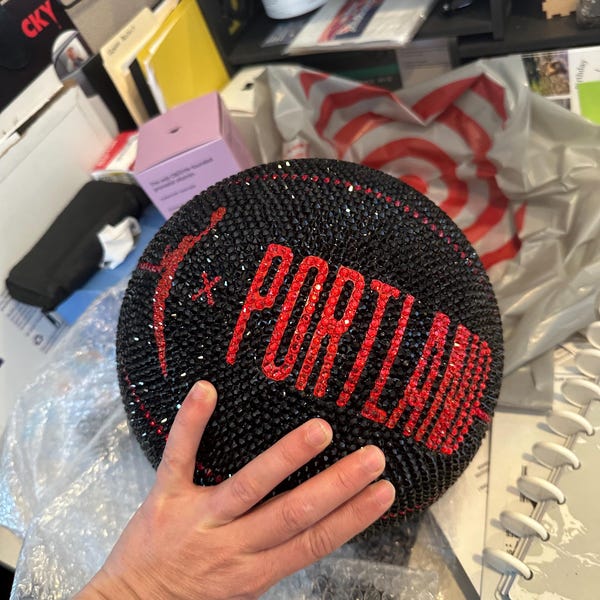 Rhinestone Crystal Basketball - Etsy