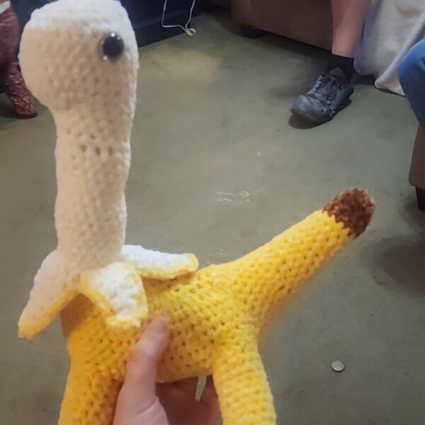 Bananasaurus Dinosaur NO SEW Crochet Pattern - Etsy