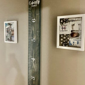 Engraved Wooden Growth Chart, Large Minimalistic Ruler, Measuring Stick ...