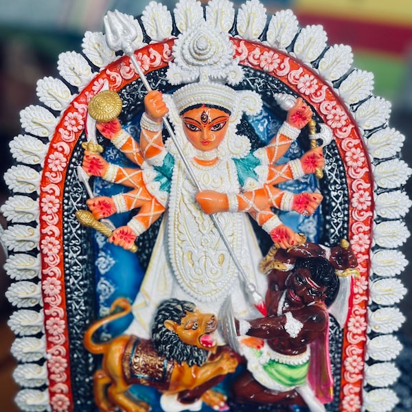Maa Durga Mata Sculpture Statue Idol Unique Goddess Deity Murti Worship ...