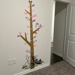 Kids Growth Chart Tree Children's Vinyl Wall Sticker - Etsy