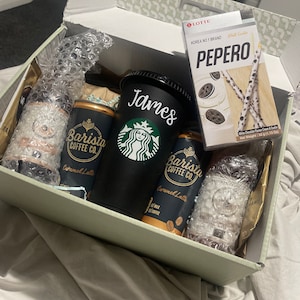 PERSONALISED STARBUCKS HAMPER Luxury Pamper Hamper Gift - Etsy UK