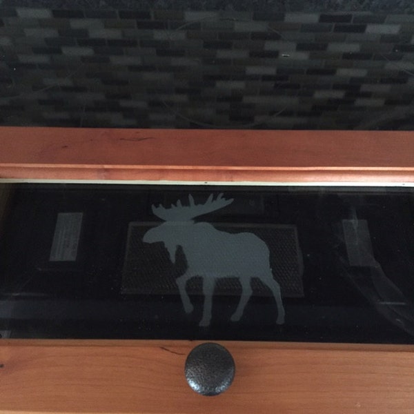 Moose Stencil Made From 4 Ply Mat Board-choose a Size-from 5x7 to 24x36 ...