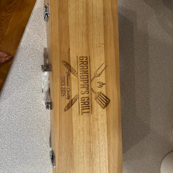 BBQ Set, Custom Grill Set, Personalized BBQ Set, Grill Set, Custom BBQ ...