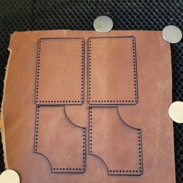 Handmade Leather Card Holder Pattern - Etsy