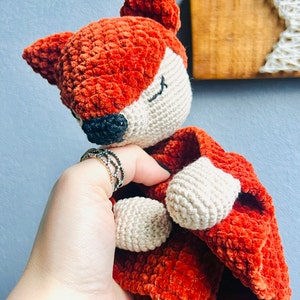 Crochet Pattern Comforter Cuddly Fox - Etsy