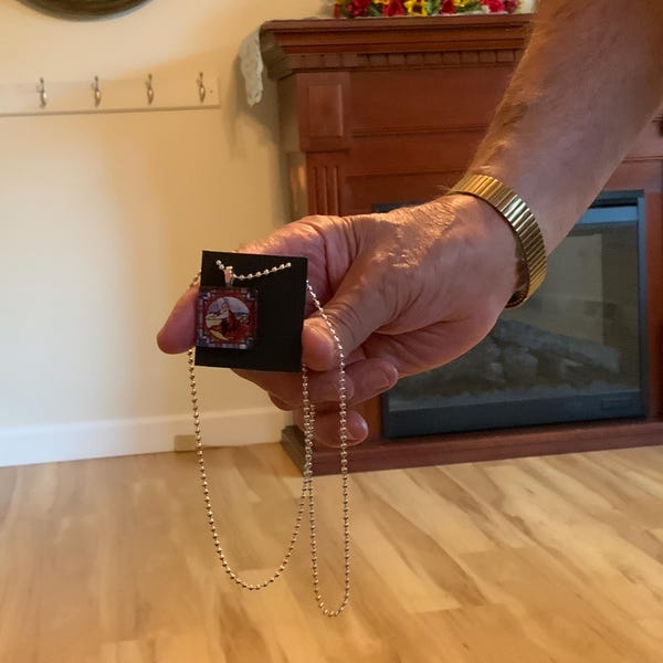 CIGAR LOVER Cuban Cigars Box Cigarette Glass Tile Pendant Necklace ...