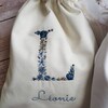 Machine Embroidery LETTER L Uppercase 3"/7,5 Cm Dainty Floral Font ...