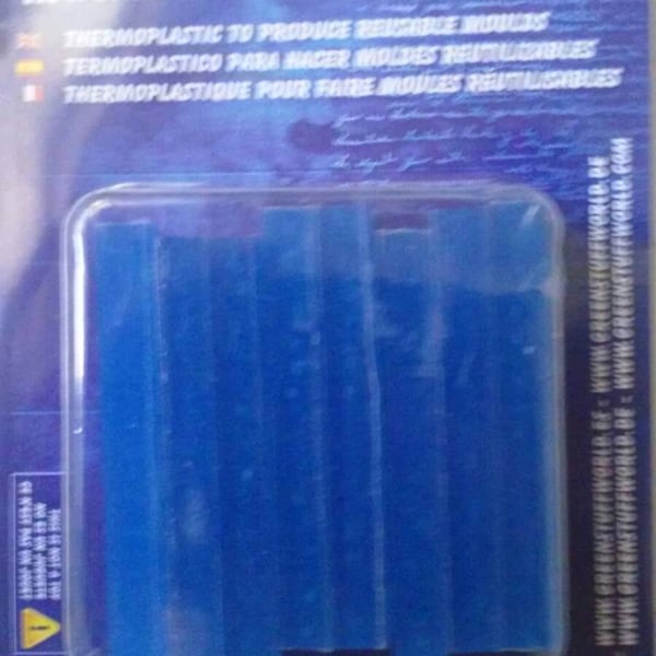 Blue Stuff - 8 Bars - Make Instant Moulds With Water - REUSABLE ...