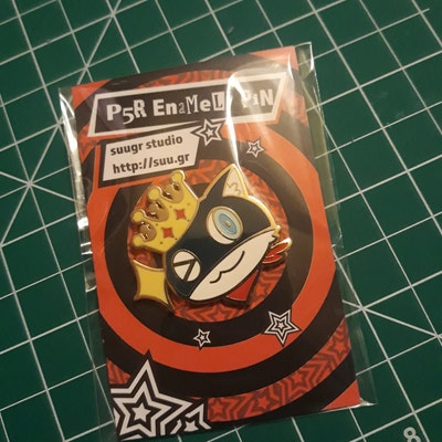 Phantom Thief Morgana mona Enamel Pin - Etsy