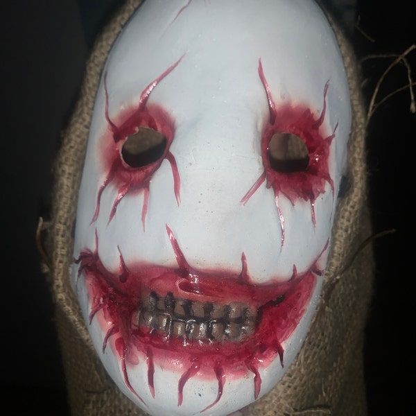 Soul-less Scary Halloween Scarecrow Character Mask - Etsy