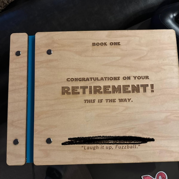Personalized Retirement Guest Book, Custom Retirement Gift. Gift for ...