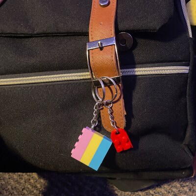 Trans Pride Flag or Pansexual Pride Flag Made From LEGO® Bricks Flag ...
