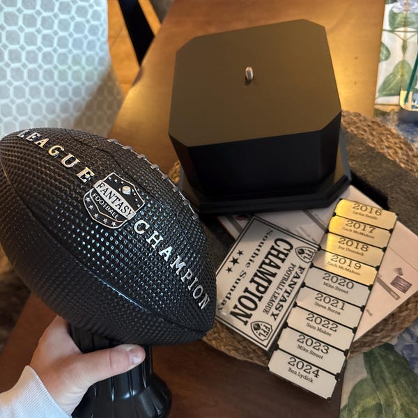 ESPN Fantasy Football Draft Board - 2025 ESPN Draft Board Kit- 12, 10 ...