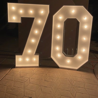 4ft Build Marquee Numbers 0-9 DIY Wood Working Plans Digital Download ...