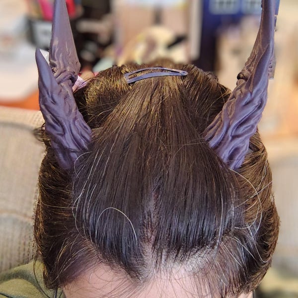 Violet Archdemon Horns With Multiple Size Options - Etsy