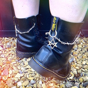 Pastel Goth Planchette Dm Boot Chains. - Etsy