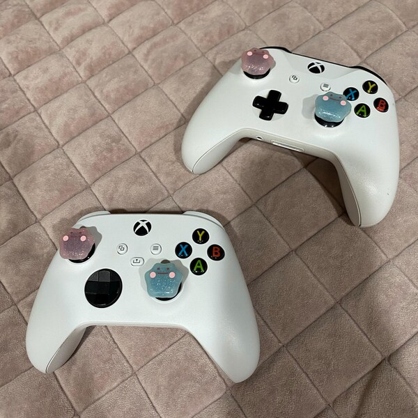 Thumb Grips - Nintendo Switch/oled - Violet & Pink Chonky Stars - Thick ...