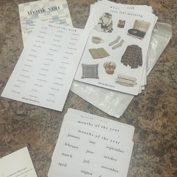 Vintage Bookstore Sticker Sheet - Etsy