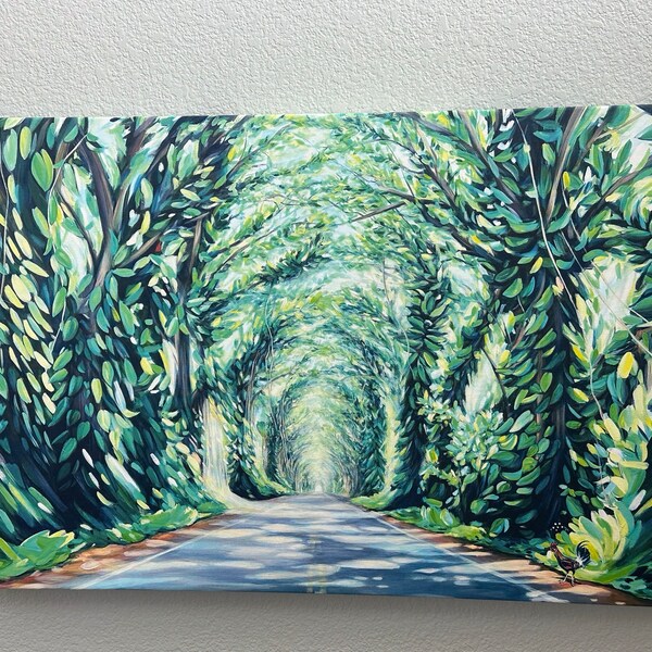 Ahi Tuna Print, Yellowfin Art, Sport Fish Painting, Kauai Hawaii Artist ...