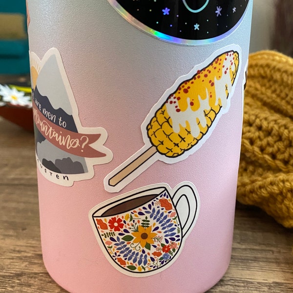 Coffee Cup Sticker | Stickers for Hydroflask | Laptop Sticker | Gift ...