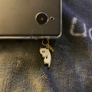 Cell Phone Charm Dust Plug Keychain Zipper Pull 3.5mm Audio - Etsy