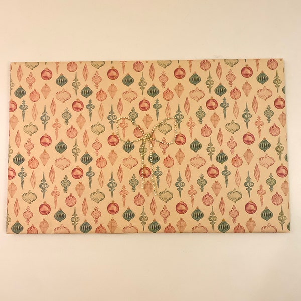 Rustic Stripe Eco Wrapping Paper Green | Recycled & Sustainable ...