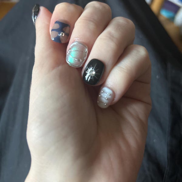 Long Nails Keyboard Cover Silicone Raised Keycaps for Quiet, Easy ...