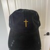 Embroidered Cross Hat Gift for Christian Mom Hat With Cross Hat ...
