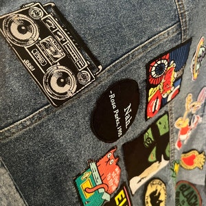 Exclusive, Silver 1-pc star Rhinestone Dangling Chain Patch, Size 3 W ...