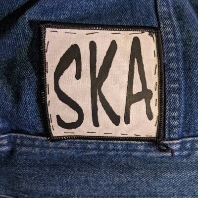 Vintage 1980s SKA Embroidered Iron on Patch - Etsy