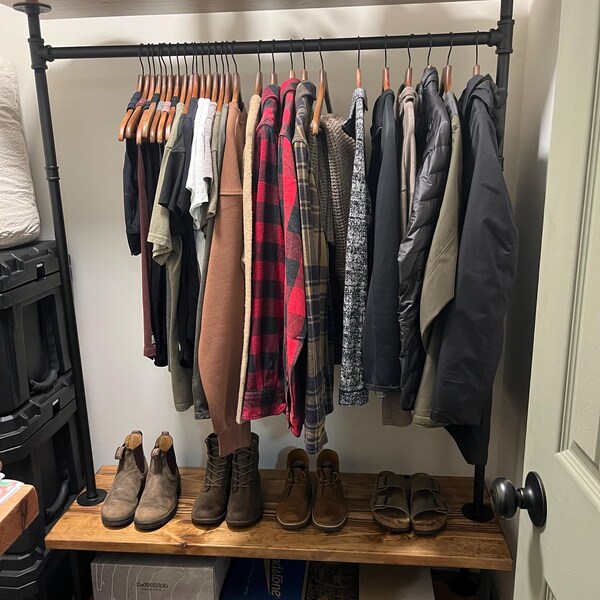 Clothing Garment Wall Rack 60" Wide Retail Store Fixture - Etsy