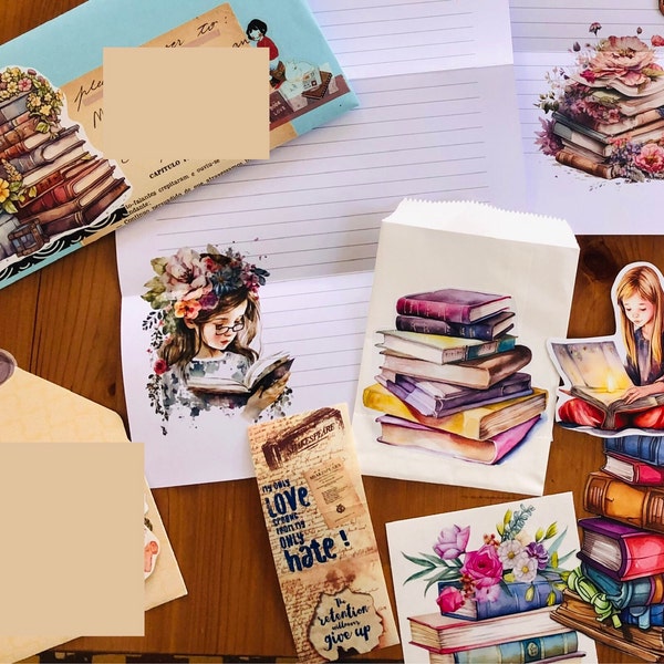 Printable Stationery Halloween Set 6,letter Writing Holidays Paper ...