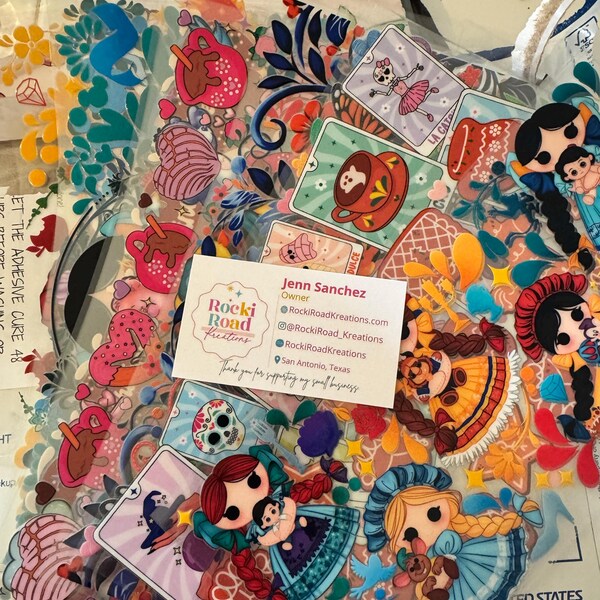 Labubu Sublimation Print | Spooky Wrap | Ready to Press | Scary Monster ...