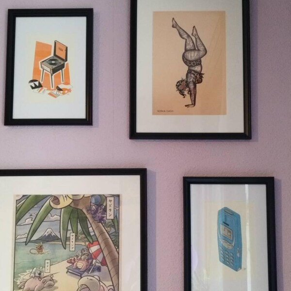 Floppy Disk Customisable Risograph Print - Etsy