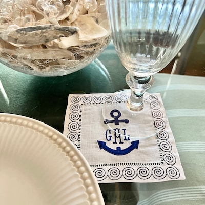 7 Sizes Fishtail Monogram Fonts, Embroidery Fonts BX, Embroidery ...