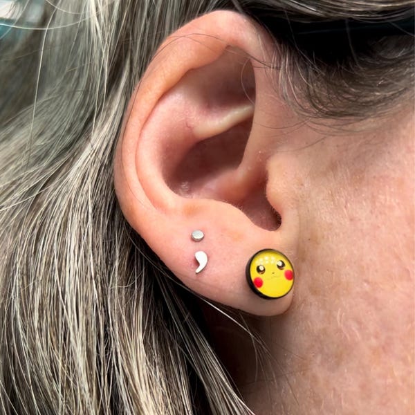 1.5mm Super TINY DISC Threadless Stainless Steel Piercing Tragus ...