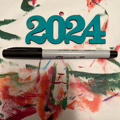 2024 Wood Graduation Sign, Graduation Party Decor, Unfinished Wooden ...